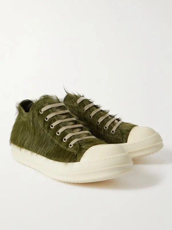 Rick Owens Calf Hair Sneakers
