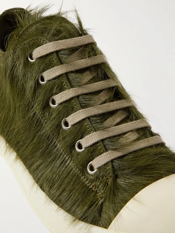 Rick Owens Calf Hair Sneakers