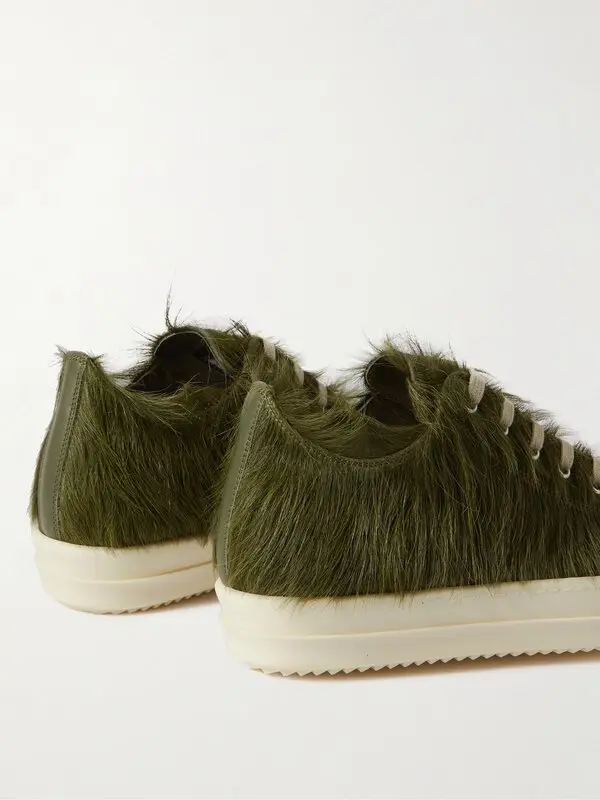 Rick Owens Calf Hair Sneakers