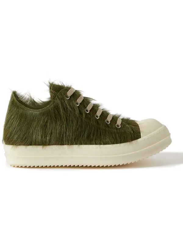 Rick Owens Calf Hair Sneakers