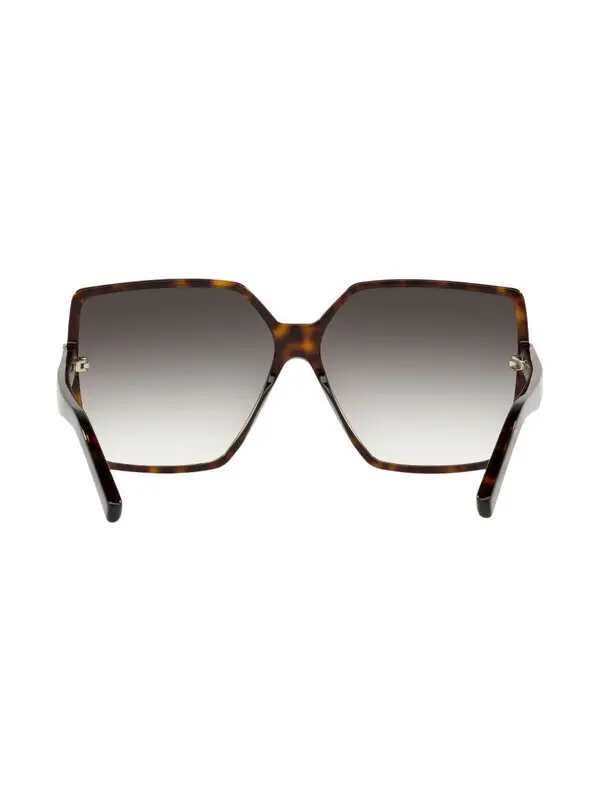Saint Laurent Square-frame Sunglasses - Brown