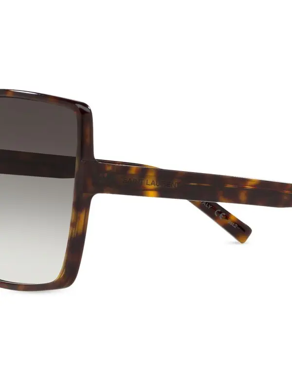 Saint Laurent Square-frame Sunglasses - Grey