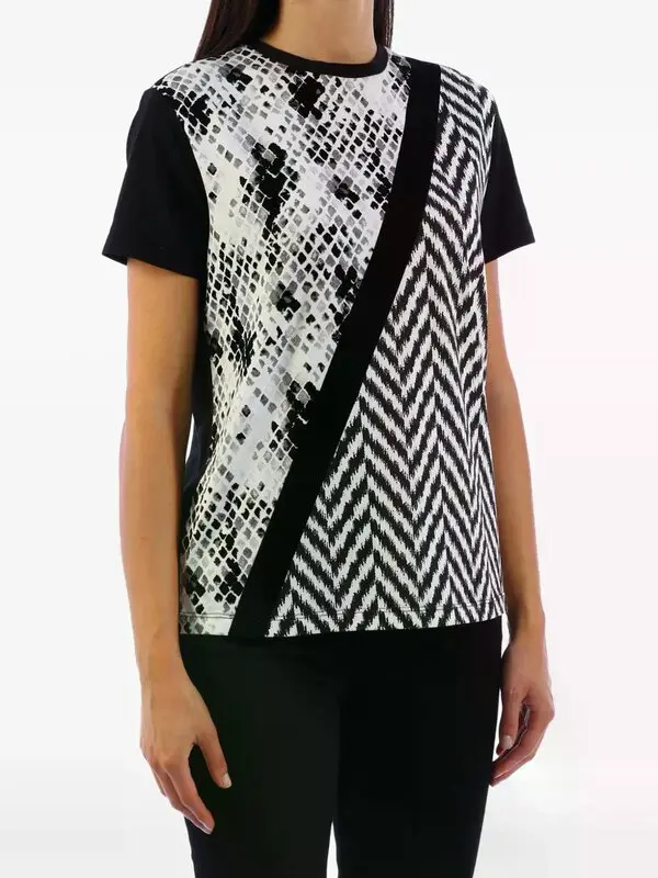 UNGARO Emanuel Mixed Print T-shirt