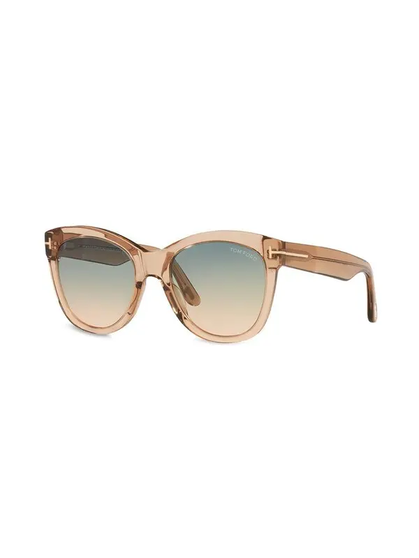 TOM FORD Square Gradient Sunglasses - Brown