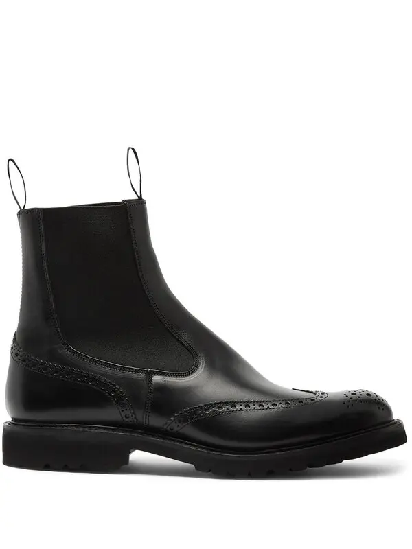 TRICKER'S Henry Leather Chelsea Boots - Black