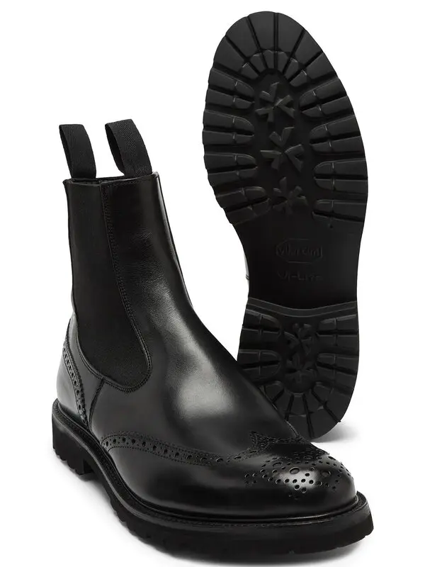 TRICKER'S Henry Leather Chelsea Boots - Black
