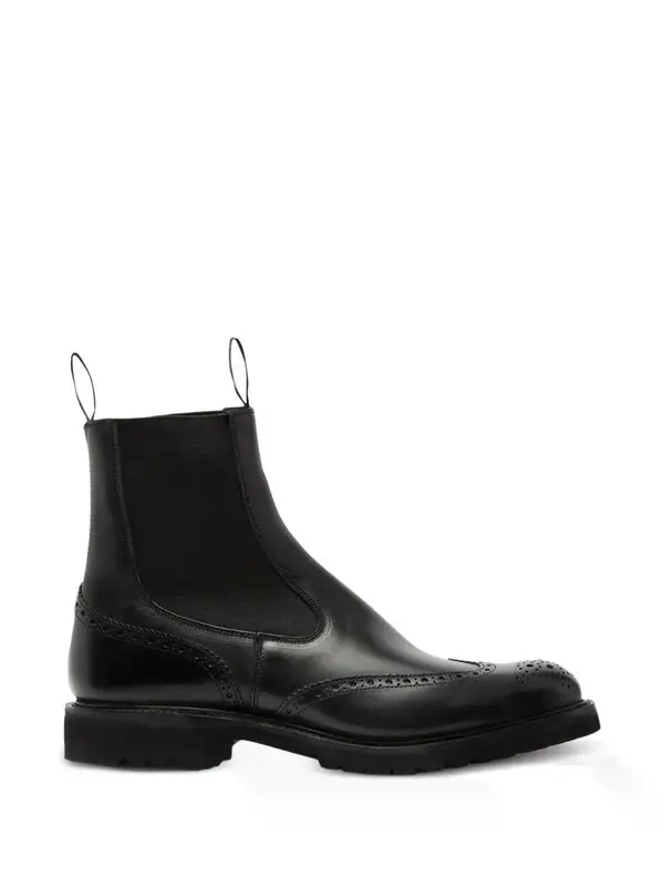 TRICKER'S Henry Leather Chelsea Boots - Black