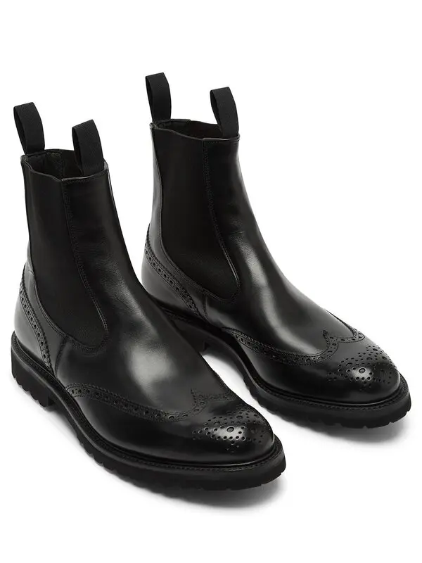 TRICKER'S Henry Leather Chelsea Boots - Black