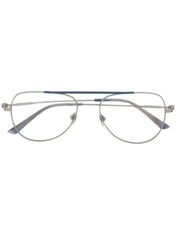 Calvin Klein Pilot-frame Eyeglasses - Grey