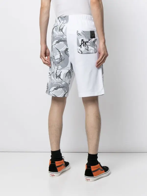 AAPE BY *A BATHING APE Moonface Camouflage-print Shorts