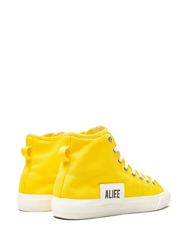 Adidas X Alife Consortium Nizza Hi Sneakers - Yellow