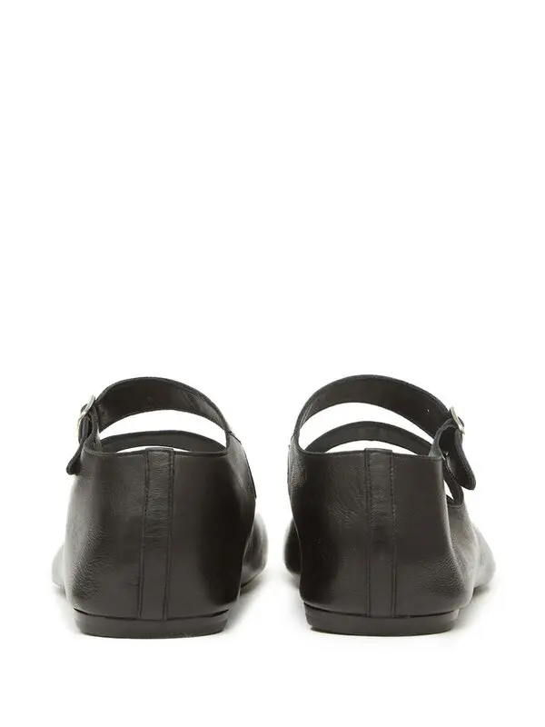 MAISON MARGIELA Tabi Leather Ballerinas - Black