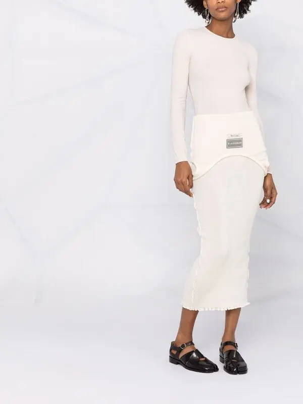 MAISON MARGIELA Technical Jersey Bodysuit - Neutrals