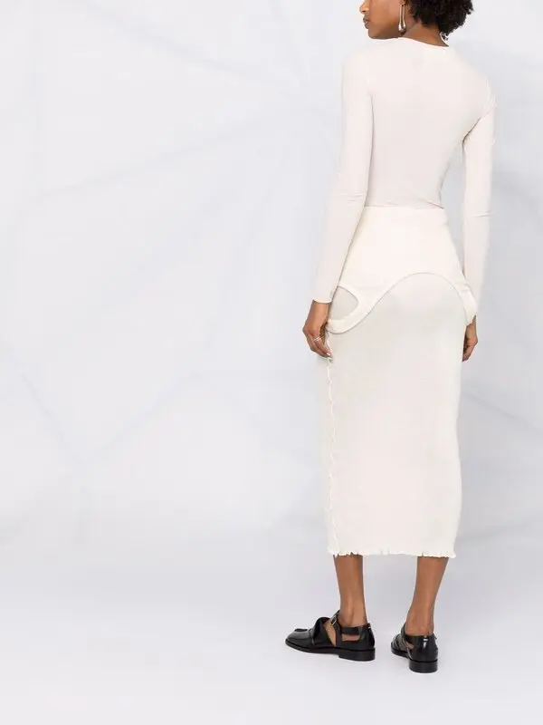 MAISON MARGIELA Technical Jersey Bodysuit - Neutrals