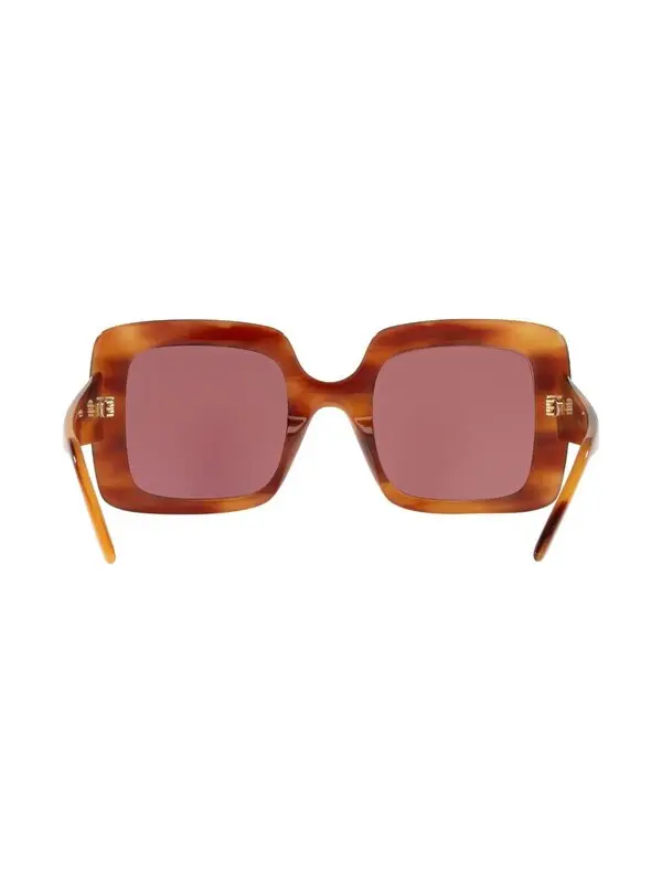Gucci Oversized Square-frame Sunglasses - Brown
