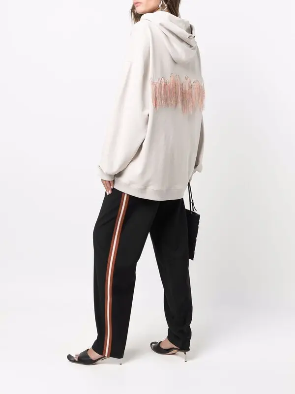 QASIMI Drawcord Side-stripe Trousers