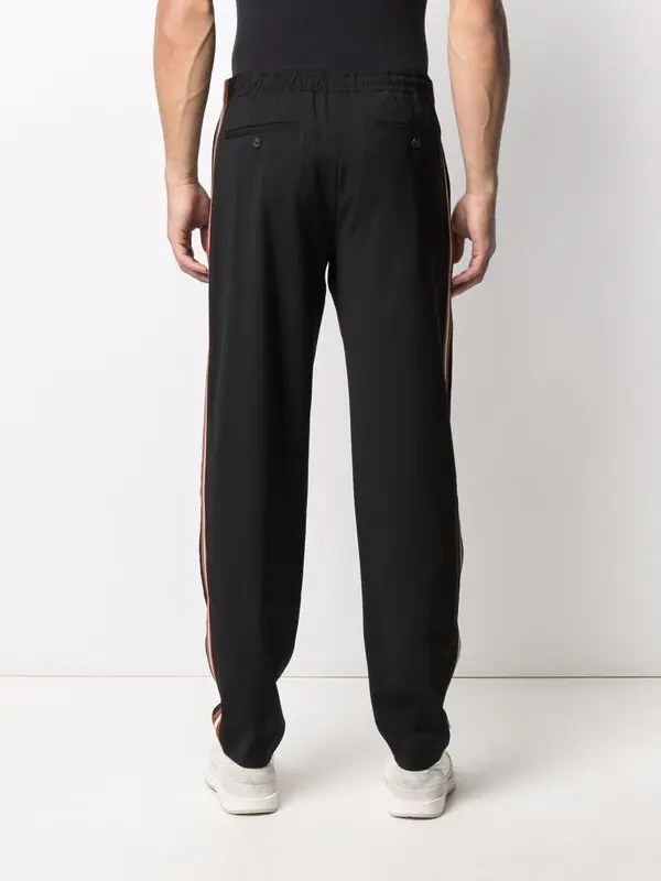 QASIMI Drawcord Side-stripe Trousers