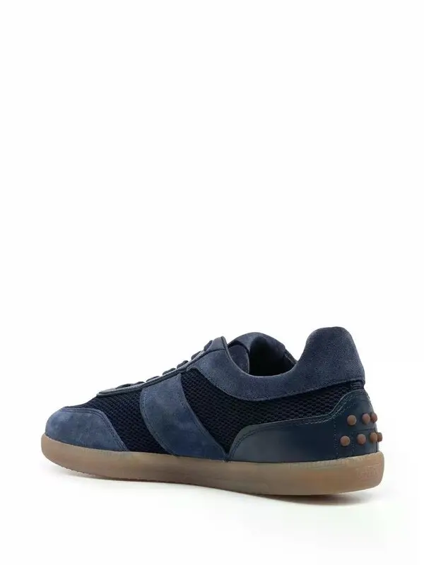 TOD'S Logo-embossed Mesh-panel Sneakers