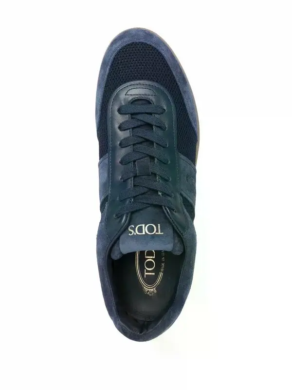 TOD'S Logo-embossed Mesh-panel Sneakers