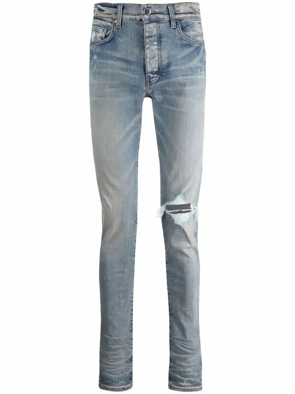 Amiri Distressed Skinny Jeans