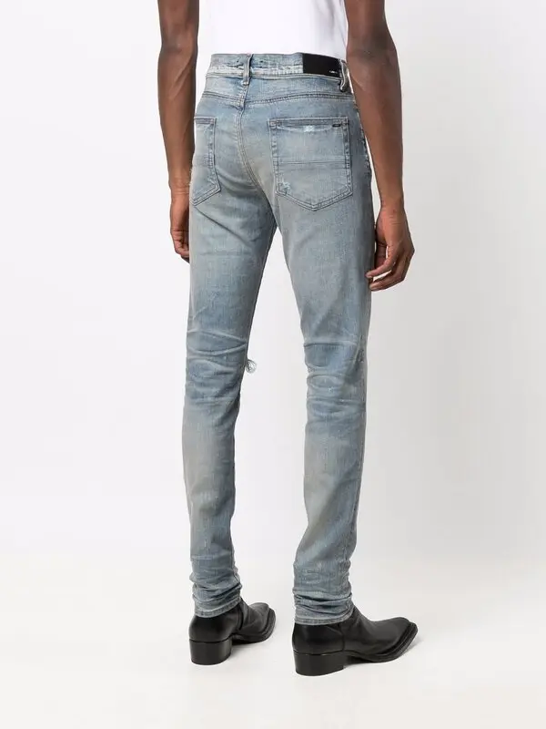 Amiri Distressed Skinny Jeans