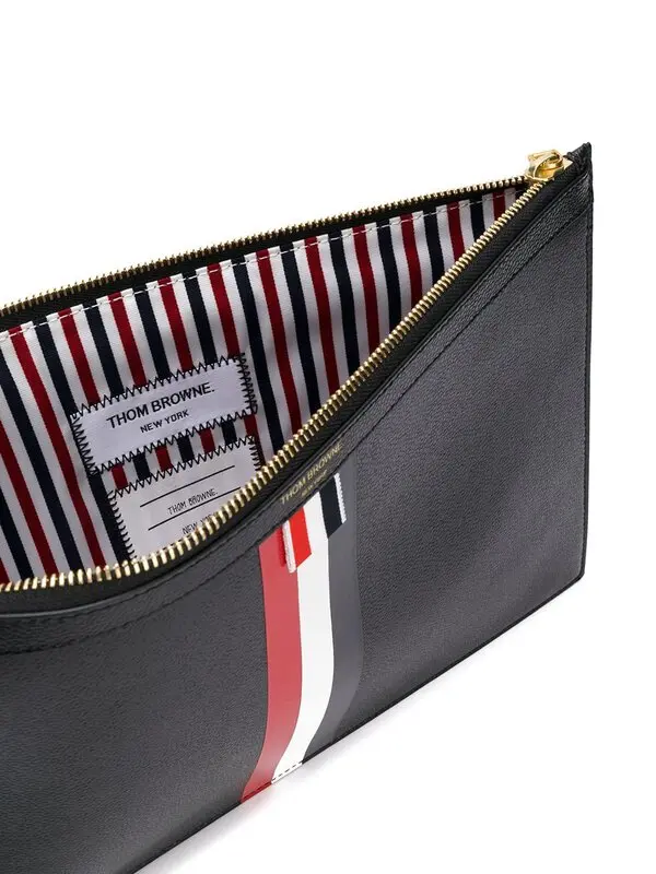 Thom Browne Tricolour Tablet Holder