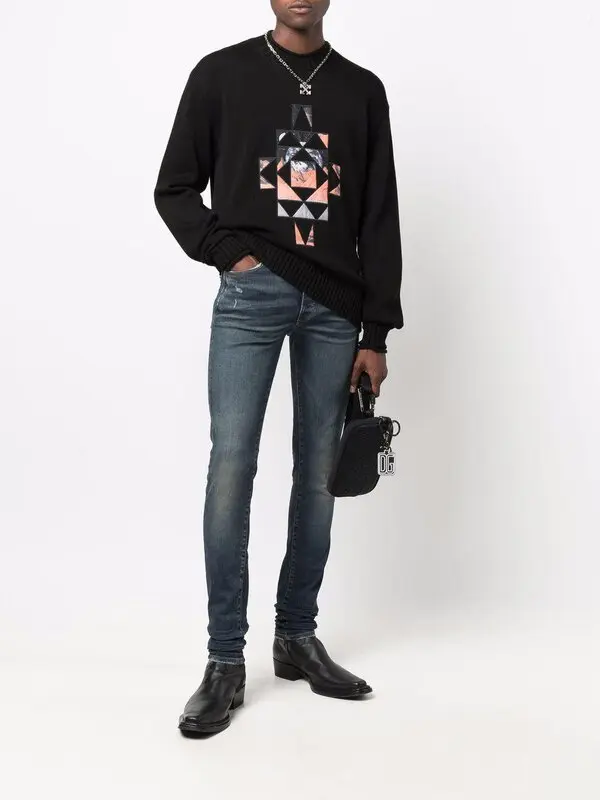 COUNTY OF MILAN Geometric Patch Jumper