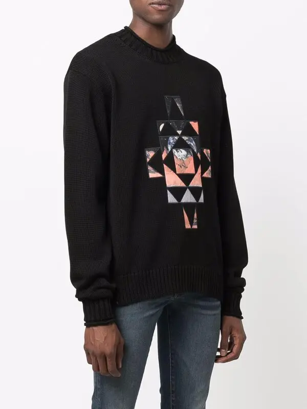 COUNTY OF MILAN Geometric Patch Jumper