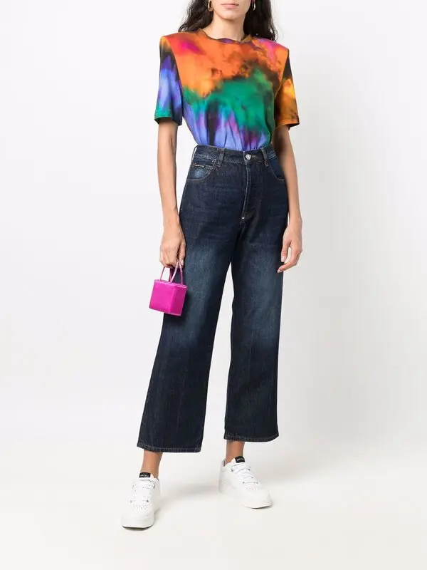 Philipp Plein Iconic Wide-leg Jeans - Blue