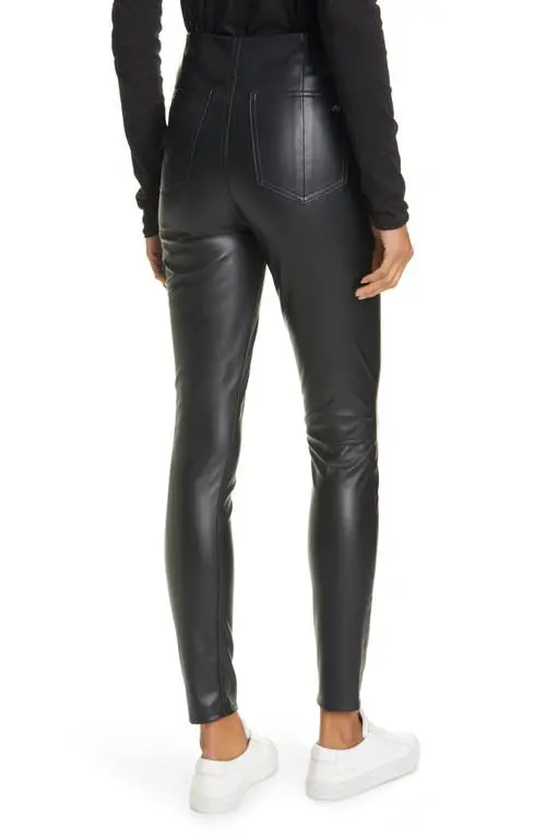 Rag & Bone Nina High-waist Faux Leather Skinny Pants