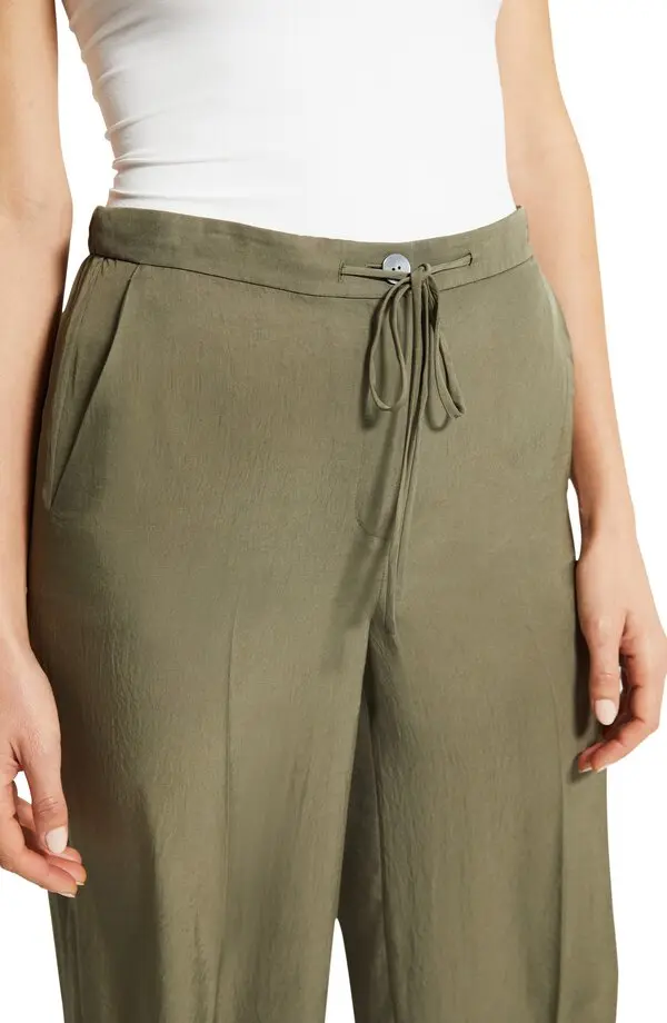 Theory Wide Leg Crop Pants