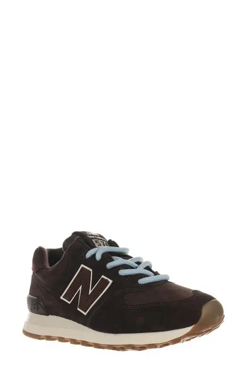 NEW BALANCE 574 Lace-up Sneakers - Black Coffee/angora