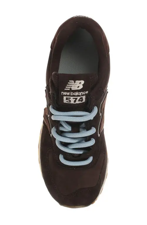 NEW BALANCE 574 Lace-up Sneakers - Black Coffee/angora