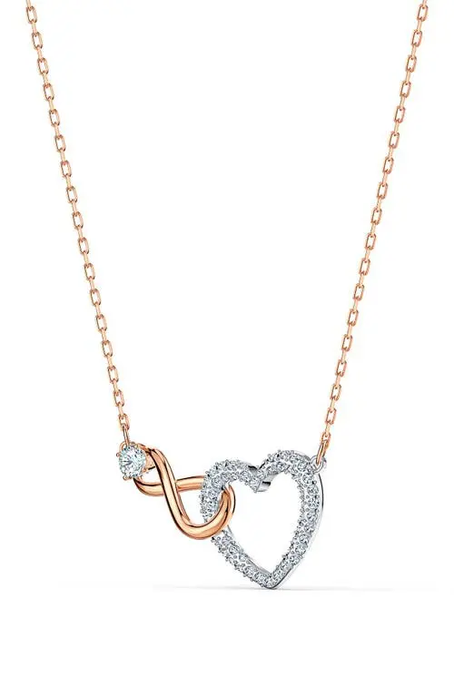 SWAROVSKI Hyperbola Heart Necklace - Crystal