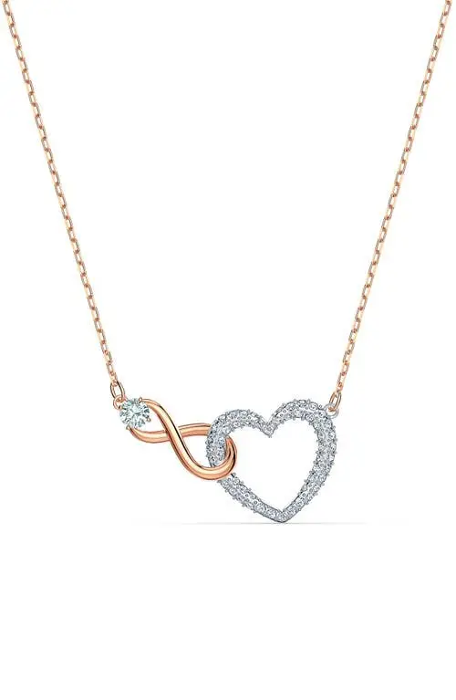SWAROVSKI Hyperbola Heart Necklace - Crystal