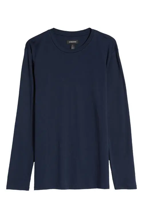 Nordstrom Long Sleeve Pima Cotton Lounge T-shirt