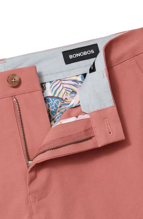 Bonobos Washed Stretch Cotton Chino Shorts - Withered Rose