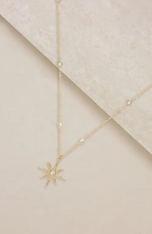 Ettika Crystal Star Pendant Necklace