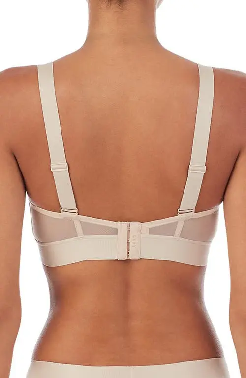 Dkny Sheers Strapless Underwire Bra - Cashmerend
