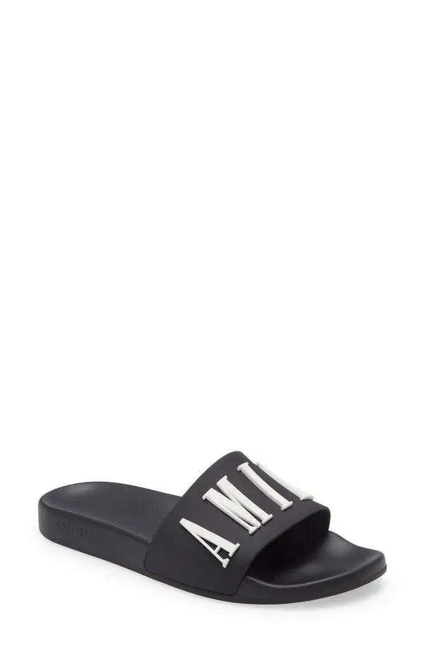 Amiri Logo Pool Slide Sandal