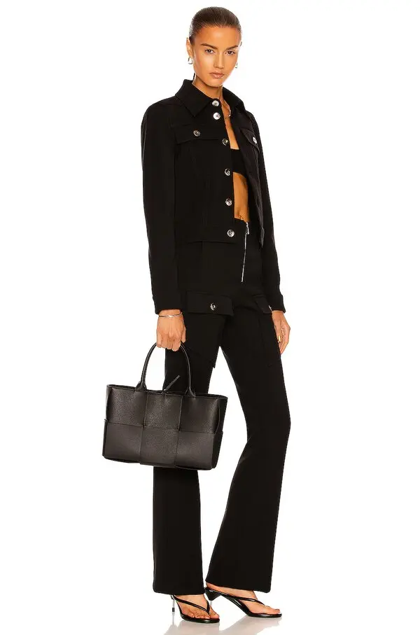 Bottega Veneta Small Arco Tote Bag - Black & Gold