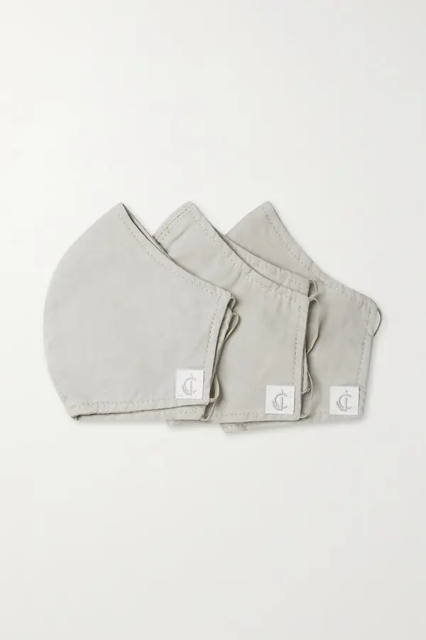 JOANNA CZECH - Set Of Three Cotton Face Masks
