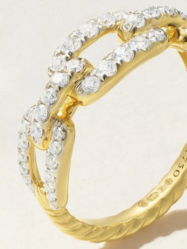 David Yurman Stax 18-karat Diamond Ring
