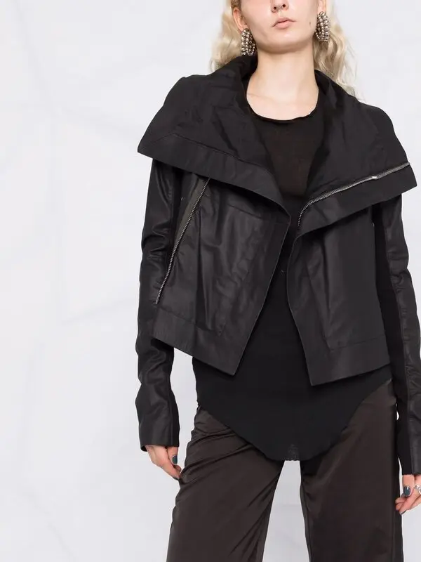 Rick Owens Polished-finish Zip-fastening Jacket