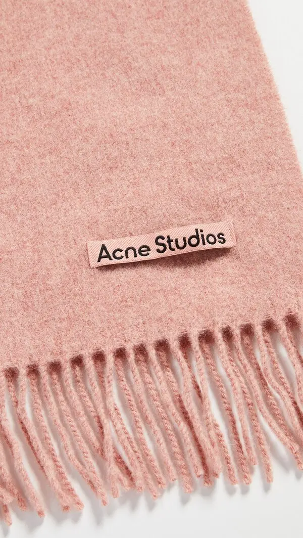 Acne Studios Oversized Fringe Wool Scarf