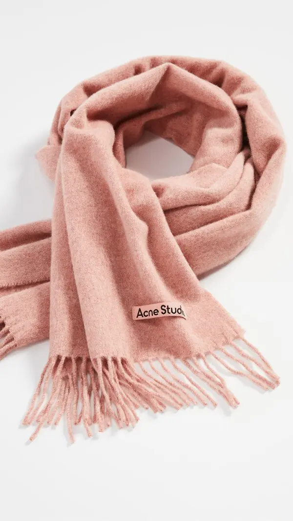 Acne Studios Oversized Fringe Wool Scarf