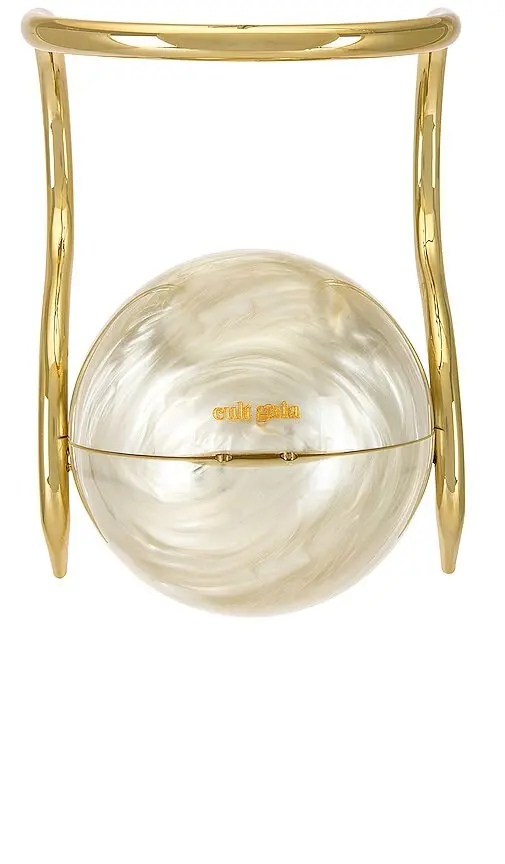 Cult Gaia Pearl Top Handle Bag - Ivory
