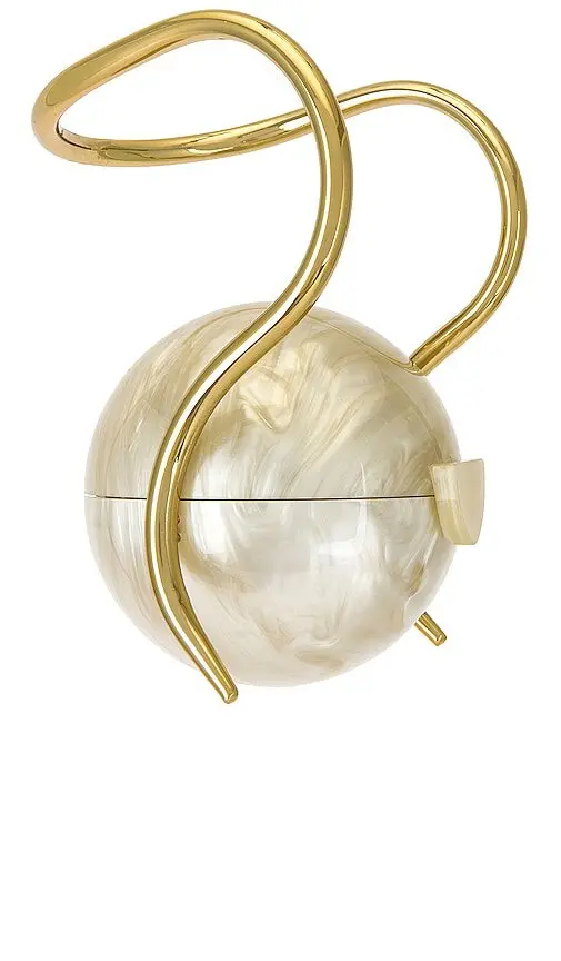 Cult Gaia Pearl Top Handle Bag - Ivory