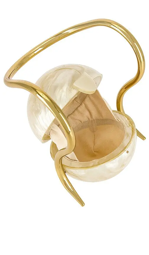 Cult Gaia Pearl Top Handle Bag - Ivory