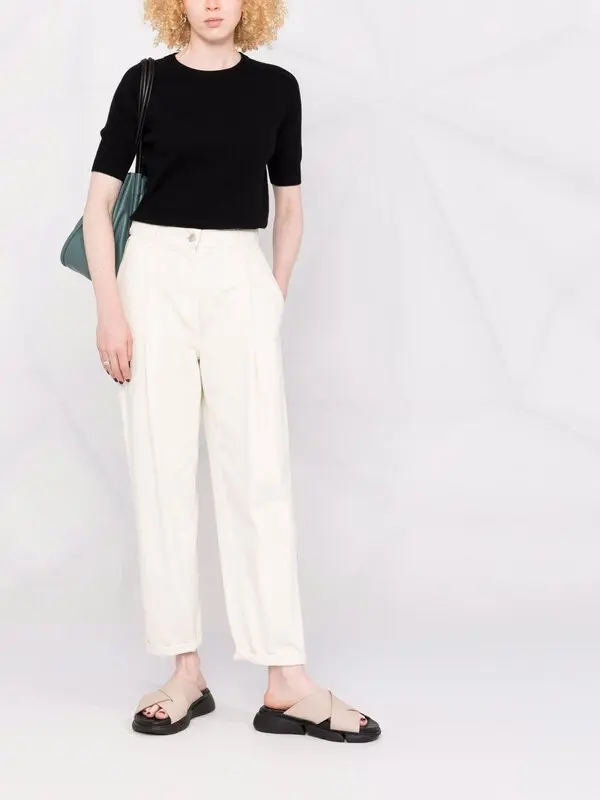 LISA YANG Short-sleeve Cashmere Top